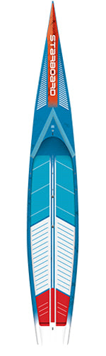 2026 STARBOARD 14'0" X 25.5" SPRINT BLUE CARBON SUP BOARD WITH CARRYIN ...