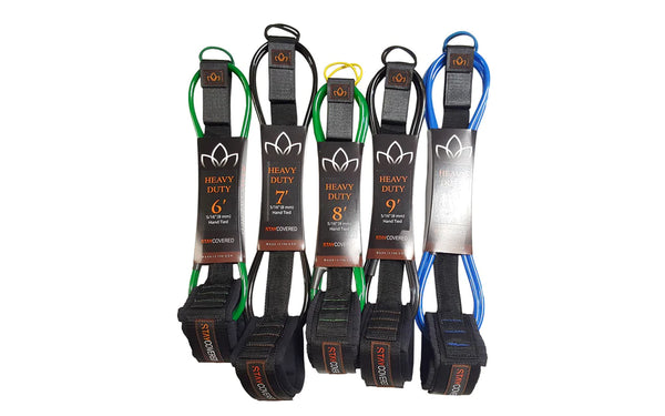 Stay Covered Heavy Duty Hand Tied Surf Leash – Poseidon Collective ...
